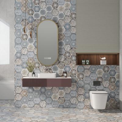 중국 터치 컨트롤 빛으로 욕실 거울 공간 절약 둥근 백라이트 욕실 거울 판매용