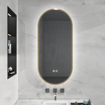 Cina Materiali verdi Specchi per bagno personalizzati Specchi per bagno ecologici Con luci in vendita