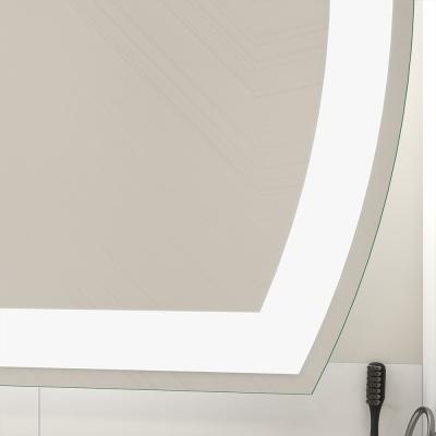 Китай Специальное безрамное светодиодное зеркальное освещение для ванной с регулируемым сенсорным управлением и функцией противотумана для отелей и домов продается