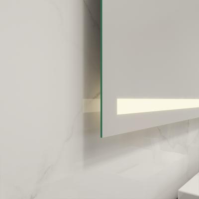China Frameless LED Vanity Mirror Light with Adjustable Brightness and Waterproof Design for Modern Bathroom and Hotel Guest Suites for sale
