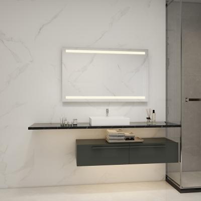 China Frameless LED Vanity Mirror Light with Adjustable Brightness and Waterproof Design for Modern Bathroom and Hotel Guest Suites for sale