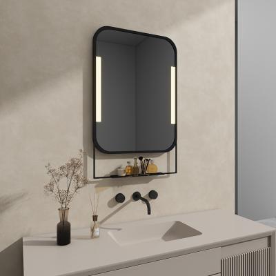 China Luxury Hotel Style LED Mirror Light with Hardwired Power Connection and Custom Size Options for Wall Mounted Applications for sale