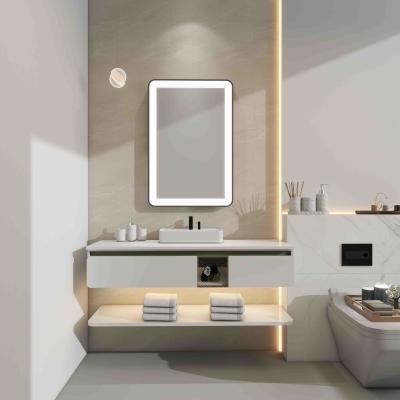 China Framed LED Mirror Light for High Volume Hospitality Projects with Custom Sizing and Motion Sensor Optional Integration for sale