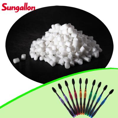 China Tooth Brush Handle TPE Granules TPR Plastic Material SEBS/Mineral Oil Base 10A~95A Hardness Range for sale