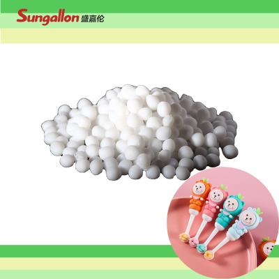 China Tooth Brush Handle TPE Granules TPR Plastic Material SEBS/Mineral Oil Base 10A~95A Hardness Range for sale