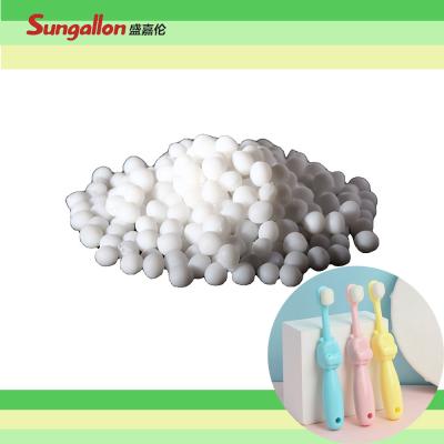 China Tooth Brush Handle TPE Granules TPR Plastic Material SEBS/Mineral Oil Base 10A~95A Hardness Range for sale