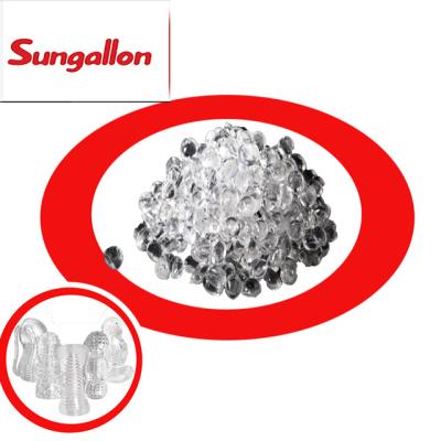 Cina Tocco morbido come la pelle Pellet elastomerici termoplastici GP200 per giocattoli per adulti in vendita