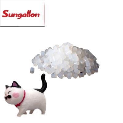 China Partículas compostas de TPR hialinas TPE Material elastomérico para brinquedos transparentes Sungallon GP100-4001 à venda