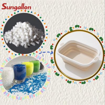 China Direct Factory Supply TPE Particles Customizable Hardness for Injection Molding Stable Performance in Folding Basins for sale
