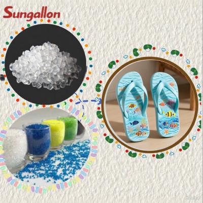 China TPE-Partikel für die Herstellung von Hausschuhen, gemütlich & langlebig, wasserabweisend & geruchsneutral, leicht formbar, Mengenrabatte zu verkaufen