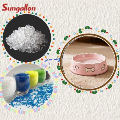 China Hochflexible TPE-Partikel für Haustier-Wassernäpfe, leichtes Spritzgießen mit rutschfestem Boden zu verkaufen