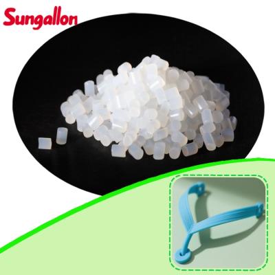 China Ultra-Soft Dry Touch Super Transparent TPE Granules for Insoles and Foot Care Products for sale