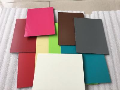China Red Aluminum Composite Cladding Material 1550 X 5500 X 5mm With 0.50mm Alu Thickness for sale
