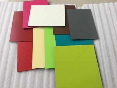 China Red Aluminum Composite Cladding Material 1550 X 5500 X 5mm With 0.50mm Alu Thickness for sale