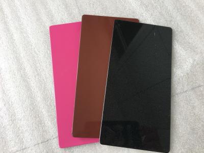 China Bright Black Lightweight Wall Cladding Materials With High Peeling Strength for sale