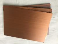 China Rustproof Copper Facade Panels 3mm Thickness , Outside Wall Cladding Panels  for sale