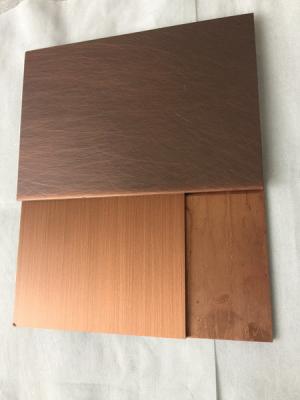 China Fireproof Copper Composite Panel 2000mm Length Heat Insulation For Roofing for sale
