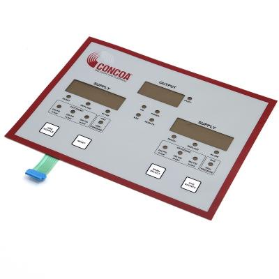 China Precision Gas Controls Membrane Switch with Silver Printed ESD Shield and Female Connector (LTMS0071) for sale