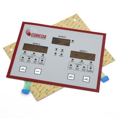 China Precision Gas Controls Membrane Switch with Silver Printed ESD Shield and Female Connector (LTMS0071) for sale