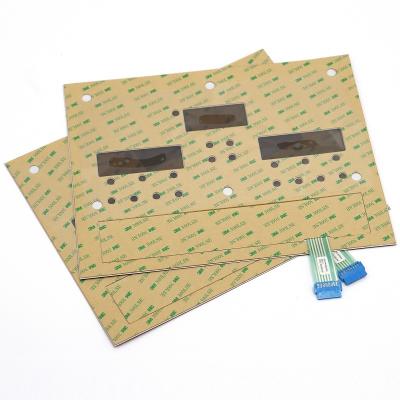 China Precision Gas Controls Membrane Switch with Silver Printed ESD Shield and Female Connector (LTMS0071) for sale