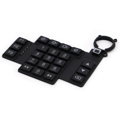 China Dependable Elastomer Keypads Screen Printing for Long-lasting Performance Silicone Rubber Keypads (VTRK00152) for sale