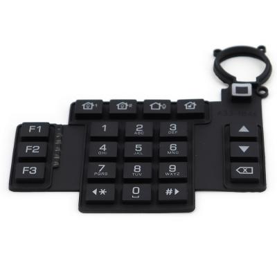 China Dependable Elastomer Keypads Screen Printing for Long-lasting Performance Silicone Rubber Keypads (VTRK00152) for sale