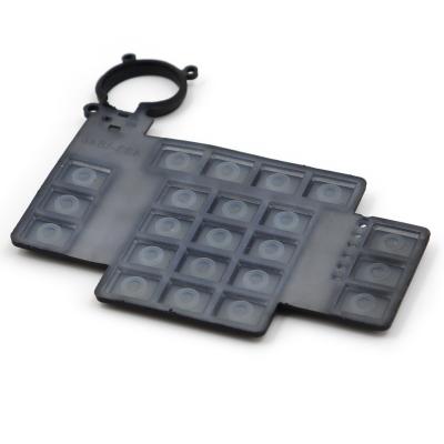 China Dependable Elastomer Keypads Screen Printing for Long-lasting Performance Silicone Rubber Keypads (VTRK00152) for sale