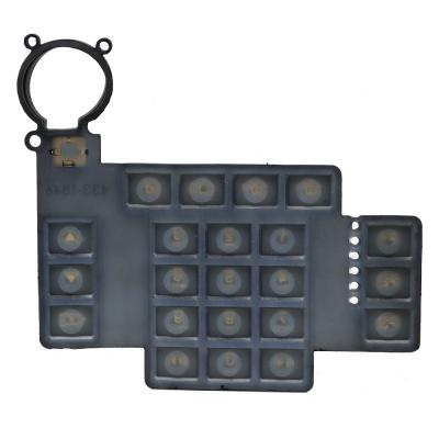 China Dependable Elastomer Keypads Screen Printing for Long-lasting Performance Silicone Rubber Keypads (VTRK00152) for sale