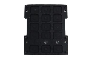 China Customize Industrial Control Black Silicone Rubber Keypads Operating Force Sually 120-350g (LTIMG7948) for sale