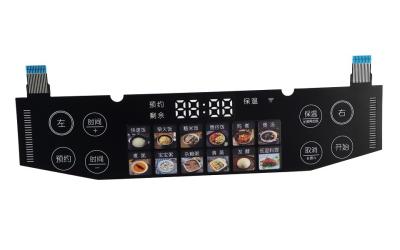 China Custom Electric Cookers and Household Electrical Appliances Capacitive Membrane Switch With Digital Graphic (LTIMG4275) for sale