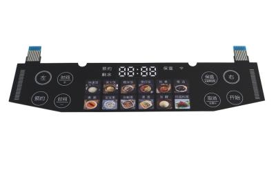 China Custom Electric Cookers and Household Electrical Appliances Capacitive Membrane Switch With Digital Graphic (LTIMG4275) for sale