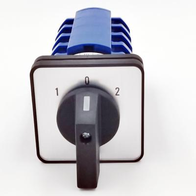 China Model LW26 63A Motorized 4-Pole 3-Position 1-0-2 Rotary Cam Switch for Various Motorized Applications for sale
