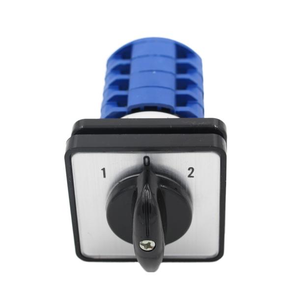 Quality 4 Pole 16 Terminals Silver Contact Cam Switch 3 Step 440V 20A LW26 Manual Changeover Rotary Switches Metal/Plastic IP53 for sale
