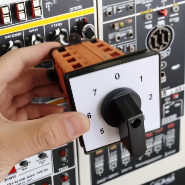 Quality OPAS High Quality 4P 32A 40A Electrical Selector Switch 4-Pole Changeover Rotary Cam Switches with 7position Options for sale