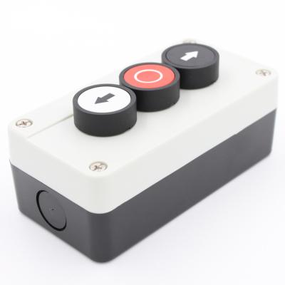 China Xb2 Push Button Switch Waterproof XAL-B213H29 with 3 Holes Push Button Switch Box for sale