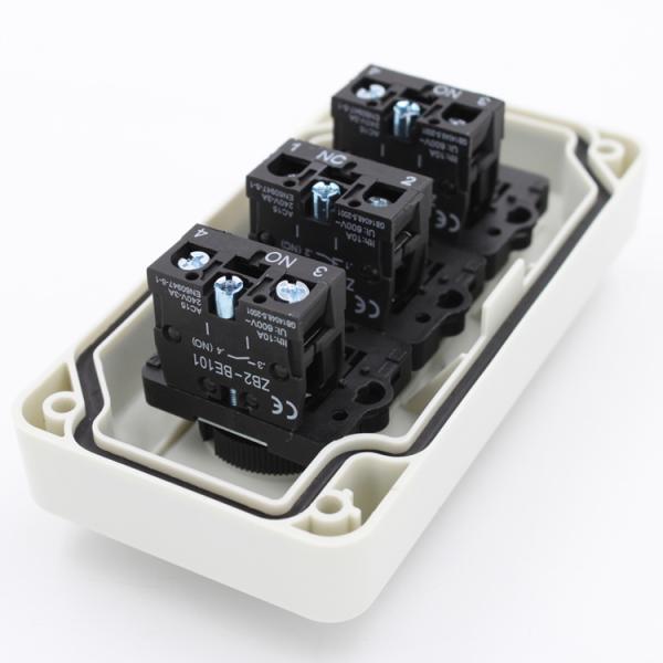Quality Xb2 Push Button Switch Waterproof XAL-B213H29 with 3 Holes Push Button Switch for sale