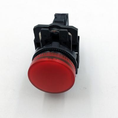China 24V DC Signal Indicator XB5 Pilot Light with 10A Max. Current Push Button Switch XB5 AV64 for sale