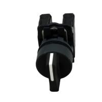 China 22mm 3-Position Latching Spring Return Selector Switch with 2NO Push Button Max. 10A Current Model XB5 AD53 for sale