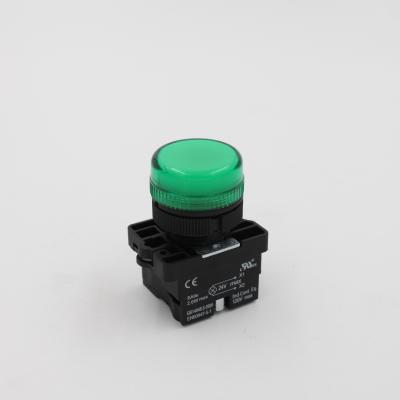 China 220V Green Xb2 Ev63 Pilot Light Push Button Switch with 22mm Max. 10A Current for sale