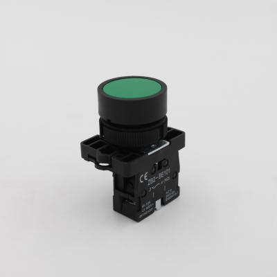 China 22mm Push Button Momentary Switch XB2-EA31 220 Volt with 10A Max. Current for sale