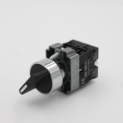 China 110v/220v 3 Position Selector Push Button Switch XB2-BD33 10A Max. Current 22mm with 3 Position Selector Switch for sale