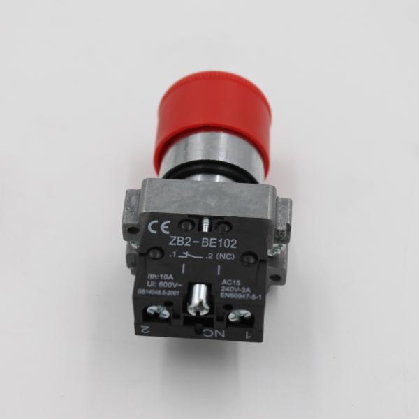 Quality 30mm Emergency Push Button Switch XB2-BS442 with 10A Max. Current Featuring an for sale