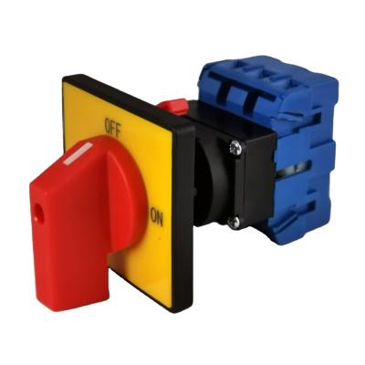 China Single-Hole Panel Mount LW30 Series 25A AC Isolator Switch 3P Main Cam Rotary Switch with Easy Installation for sale