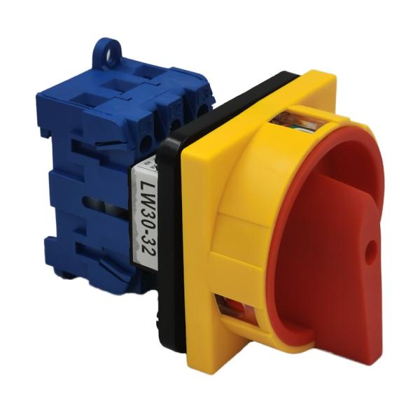 Quality LW30 Series 32A/40A Cam Switch AC Isolator 3P/4P Low Voltage Disconnectors with Din Rail Mounting and On-Off Operation Handle for sale