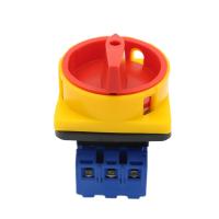 Quality AC 4-Pole Isolator Cam Switch LW30 3P 25A Single Hole Installation On-Off Handle for sale