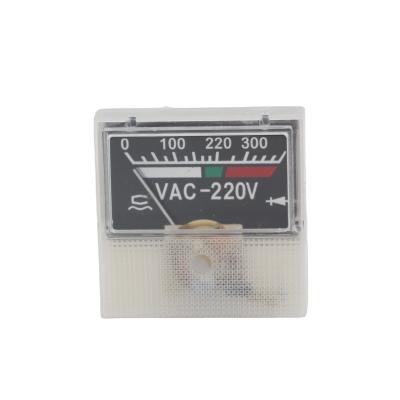 China High Quality 40*40mm Single Diode Black Analog Moving Coil Voltage Meter for Stabilizer 91L16 Single Phase 300V for sale