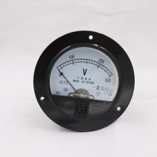 Quality 62T2 Circula Analog Voltage Meter 0-300V AC Voltmeter with round Analog Panel for AC 62T2 Voltmeter 300v for sale