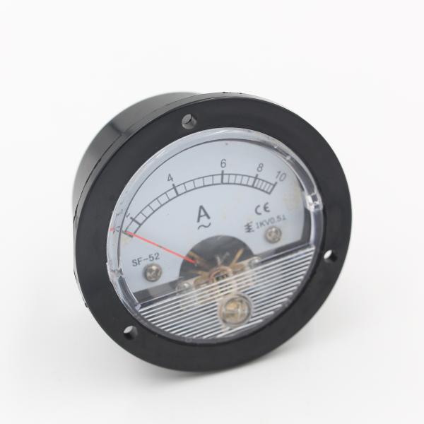 Quality SO-52 10A Analog Ampere Meter Circular Panel Ammeter for AC 0-10A Measurement SO-52 with Round Analog Panel Meter for sale