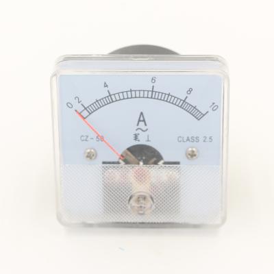 China 50*50mm Analog AC Panel Meter Ammeter Voltmeter Different Types with 10A Measuring Function Various Functions Analog Meter for sale