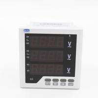 China Three-Phase Digital Voltmeter with LED and Relay Output 96*96 Multimeter RS485 Voltage Meter for sale